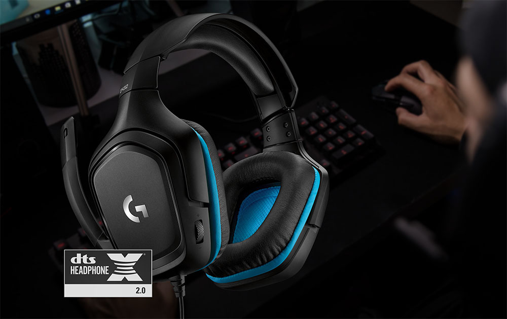 หูฟังเกมมิ่ง Logitech G431 Black