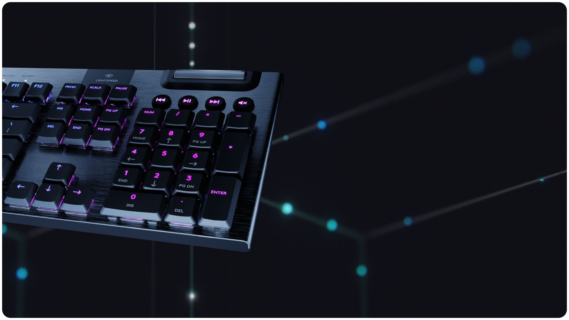 เกมมิ่งคีย์บอร์ด Logitech G913 Lightspeed Wireless Rgb Mechanical Linear