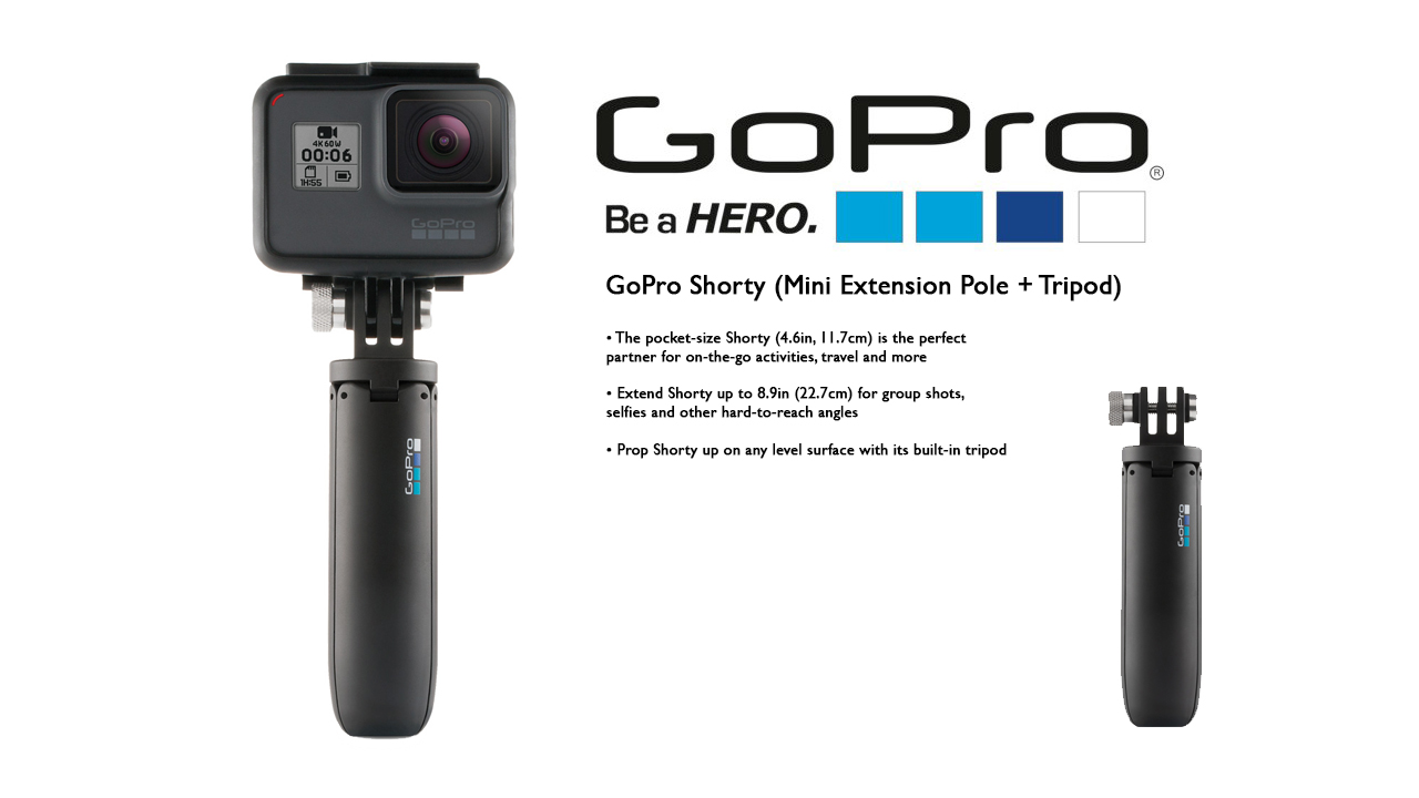 ไม้เซลฟี่ GoPro Shorty Mini Extension Pole + Tripod