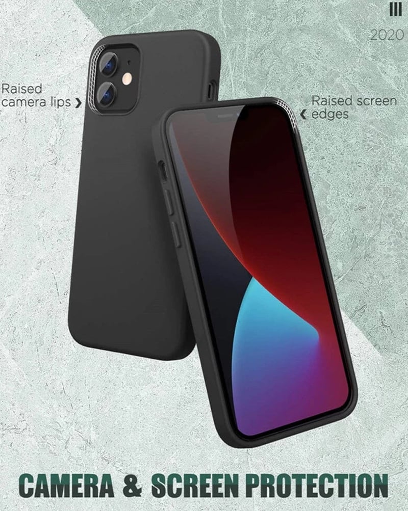 เคสไอโฟน Blue Box Casing for iPhone 12/12 Pro (6.1) Silicone Case Navy