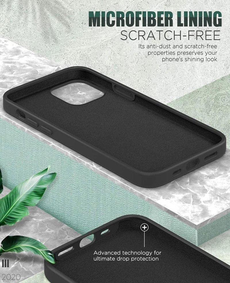 เคสไอโฟน Blue Box Casing for iPhone 12 Pro Max (6.7) Silicone Case ...