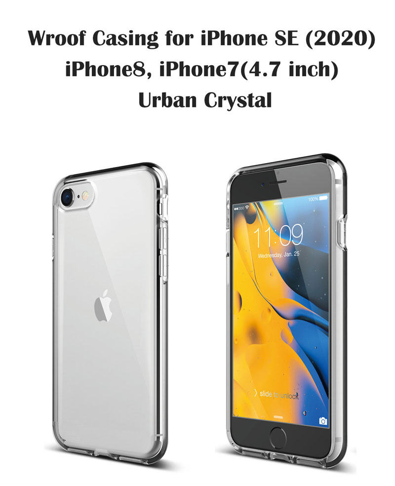 เคสไอโฟน Wroof Casing for iPhone SE (2020)/8/7 (4.7 inch) Urban Crystal