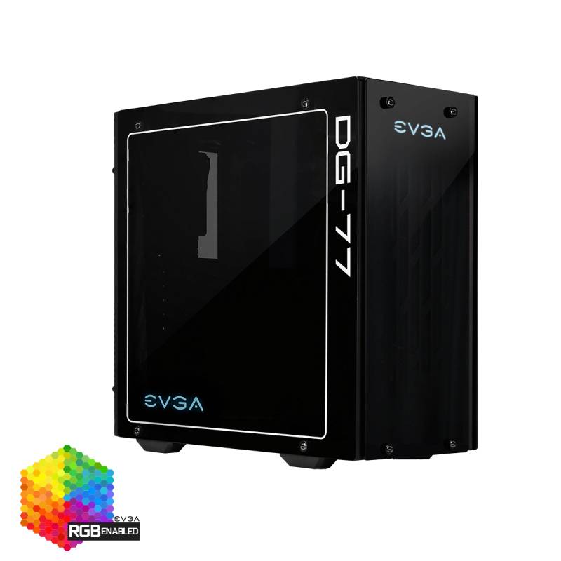 เคสคอมพิวเตอร์ EVGA Computer Case DG-77 Mid-Tower Matte Black