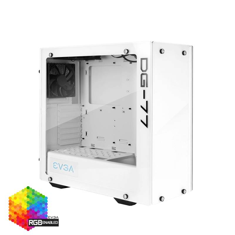 เคสคอมพิวเตอร์ EVGA Computer Case DG-77 Mid-Tower Alpine White