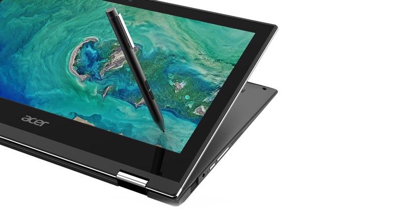 โน๊ตบุ๊ค Acer Notebook Spin SP111-34N-P6EL_Gray