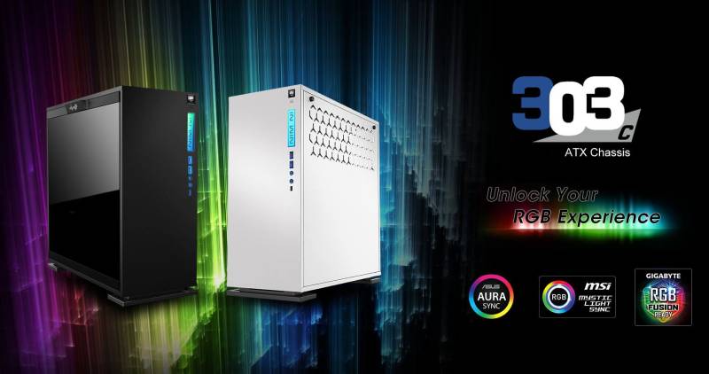 เคสคอมพิวเตอร์ InWin Computer Case 303C White