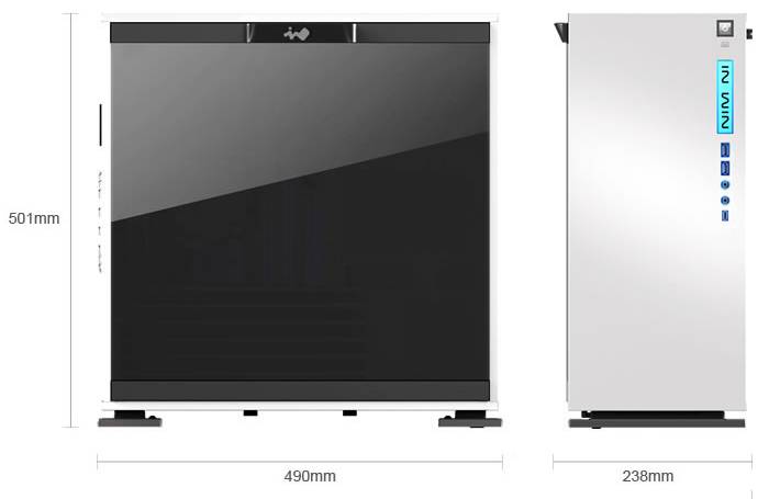 เคสคอมพิวเตอร์ InWin Computer Case 303C White