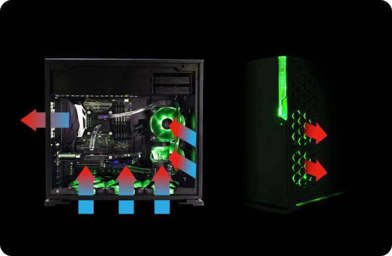 เคสคอมพิวเตอร์ InWin Computer Case 101C Black