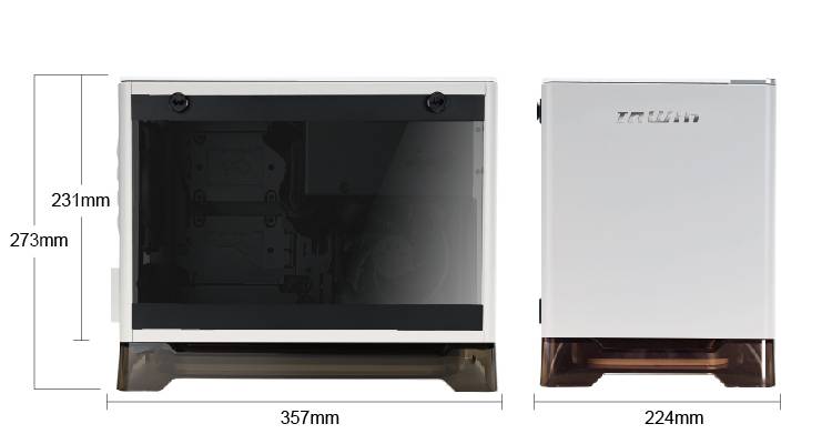 เคสคอมพิวเตอร์ InWin Computer Case A1 Plus White