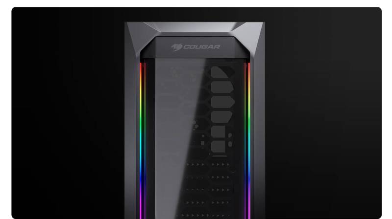 เคสคอมพิวเตอร์ Cougar Computer Case ATX MX410-G RGB 4F