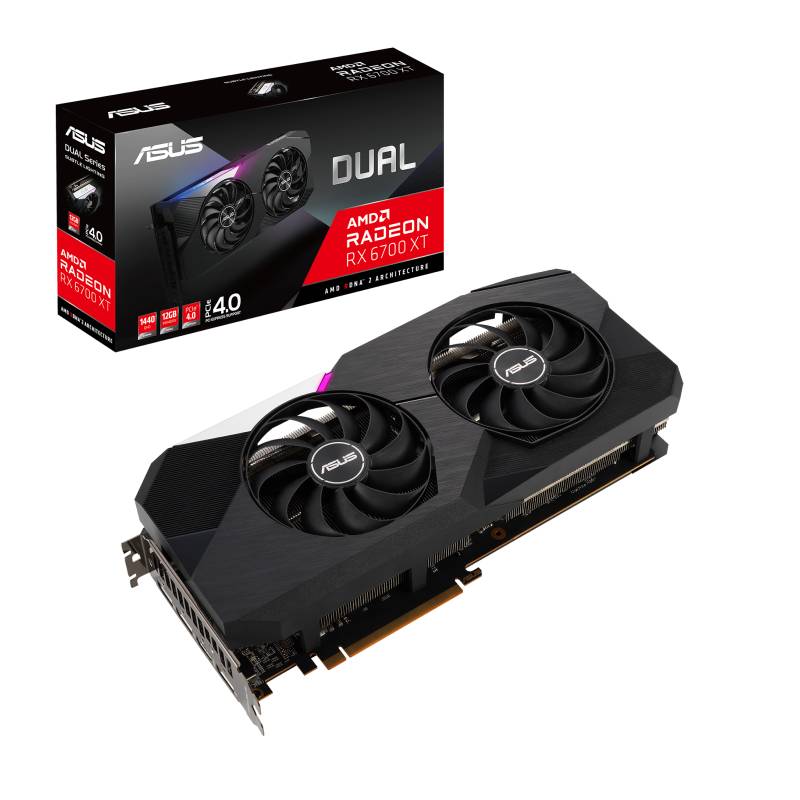 กราฟฟิคการ์ด ASUS VGA DUAL-RX6700XT-12G 12GB GDDR6 192-bit