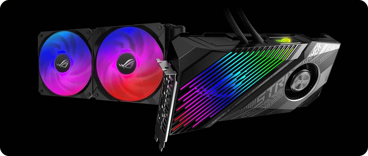 กราฟฟิคการ์ด ASUS VGA ROG-STRIX-LC-RX6900XT-T16G-GAMING 16GB กราฟฟิคการ์ด ASUS VGA ROG-STRIX-LC-RX6900XT-T16G-GAMING 16GB