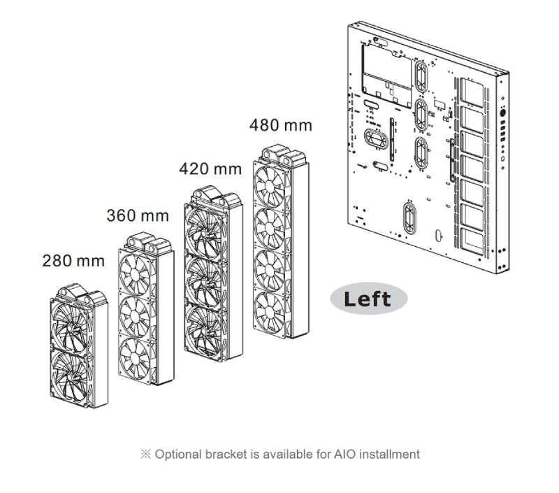 เคสคอมพิวเตอร์ Thermaltake Computer Case Core P5 TG V2 Black Edition