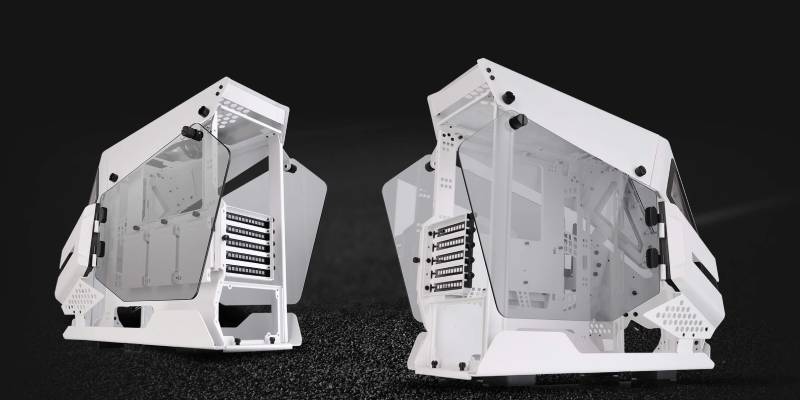 เคสคอมพิวเตอร์ Thermaltake Computer Case AH T200 Snow Edition Micro Chassis