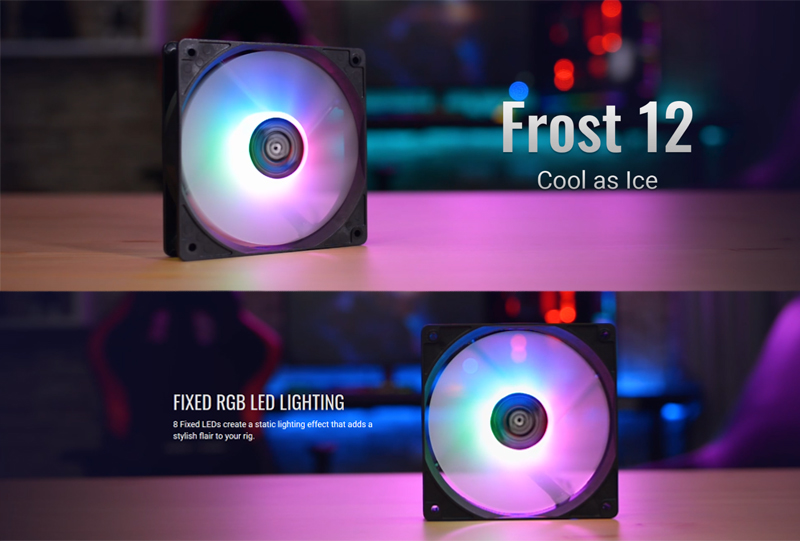 พัดลมเคสคอม AeroCool Frost 12 - FRGB