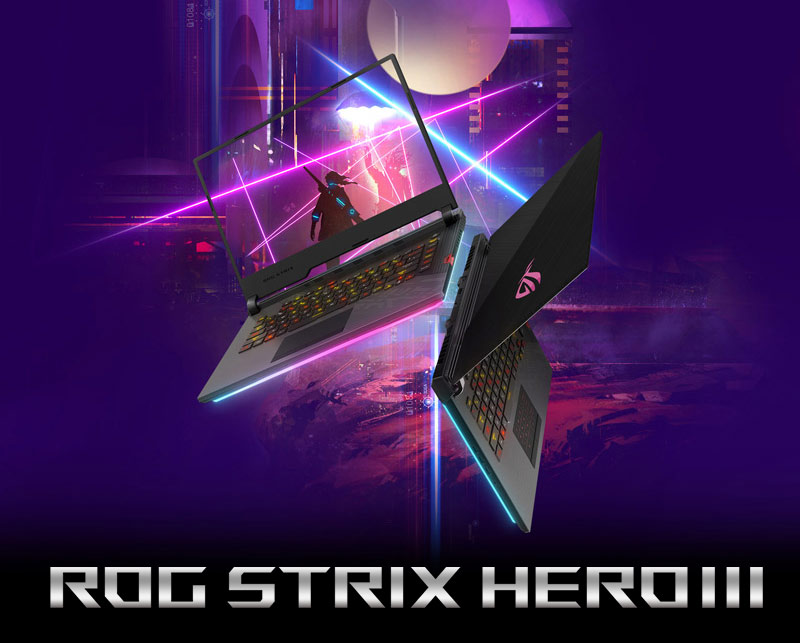 NOTEBOOK (โน้ตบุ๊ค) ASUS ROG STRIX HERO III G531GW-AZ288T (BLACK)