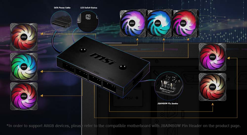 MSI Computer Case MPG GUNGNIR 100