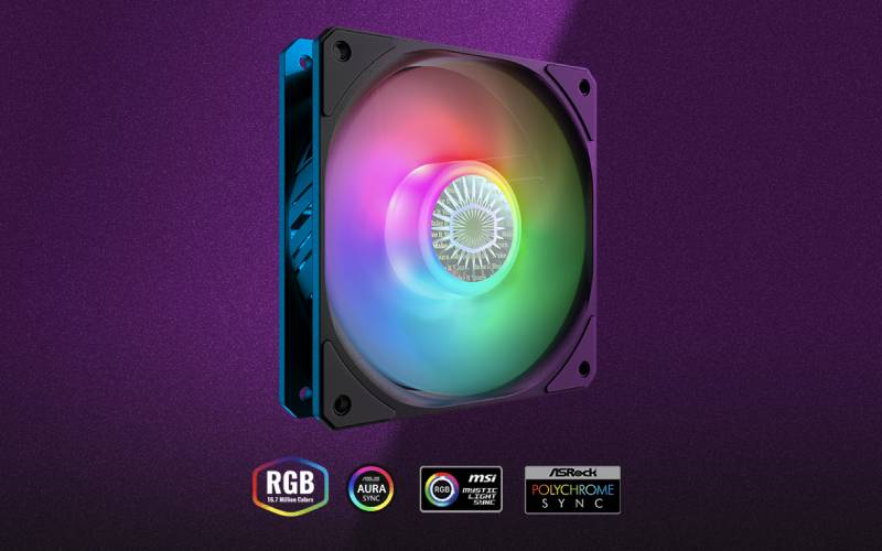 พัดลมระบายความร้อน Cooler Master FAN SickleFlow 120 ARGB