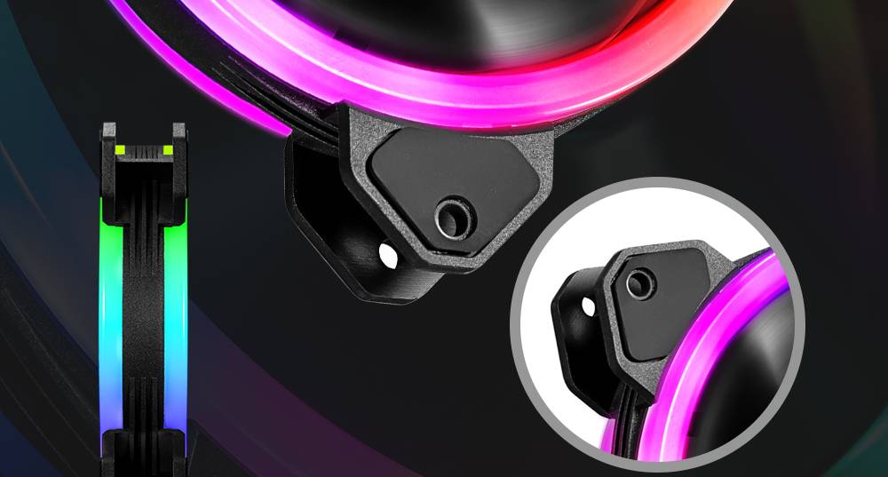 พัดลมระบายความร้อนเคส Cooler Master FAN MasterFan MF120 S2 ARGB Black