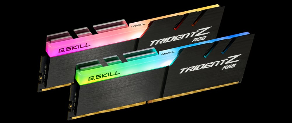 G.SKILL RAM PC DDR4 16GB/3200MHZ. (8X2) RGB TRIDENT Z แรมคุณภาพดีแบบแพค ...