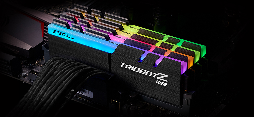 G.SKILL RAM PC DDR4 16GB/3200MHZ. (8X2) RGB TRIDENT Z แรมคุณภาพดีแบบแพค ...