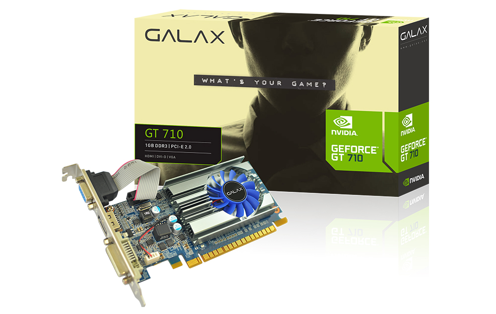 การ์ดจอ GALAX VGA GT710 1GB DDR3 64-bit