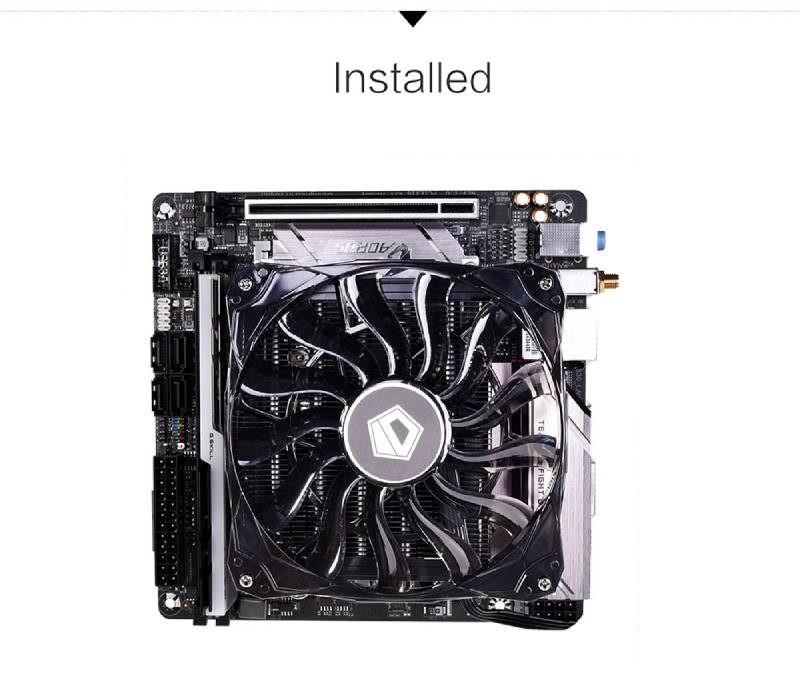 พัดลมระบายความร้อนซีพียู ID-COOLING CPU Air Cooler IS-50X