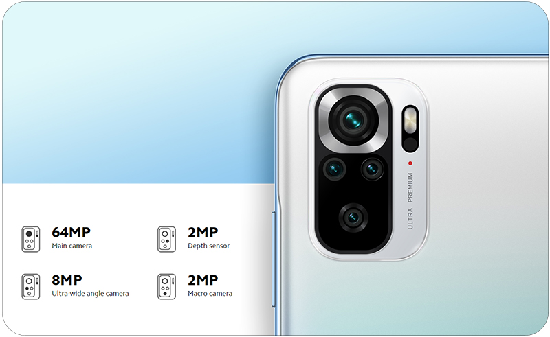 Xiaomi Smartphone Redmi Note 10S (8+128) Ocean Blue