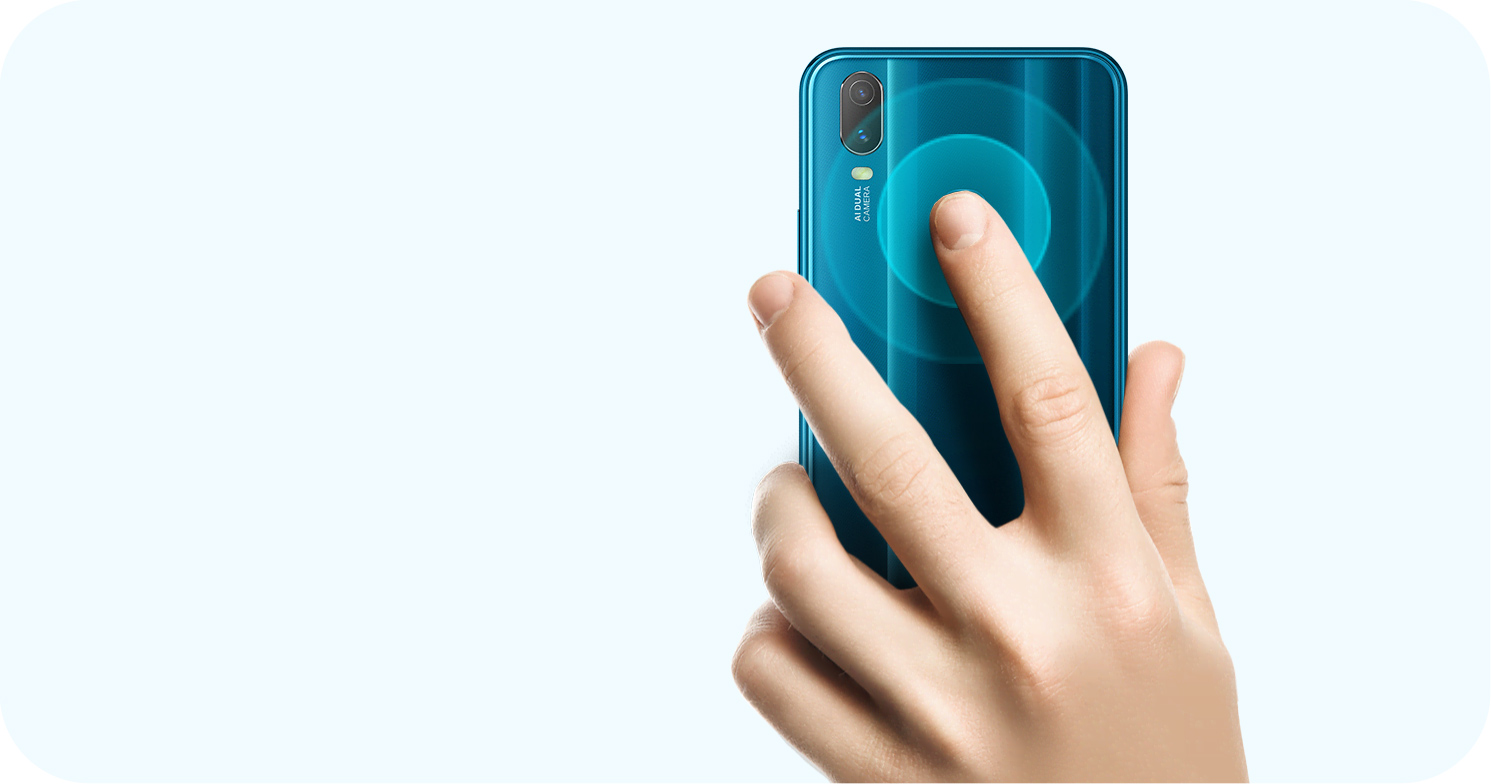 สมาร์ทโฟน Vivo Y11 (with TRUEMove H SIM) - Mineral Blue