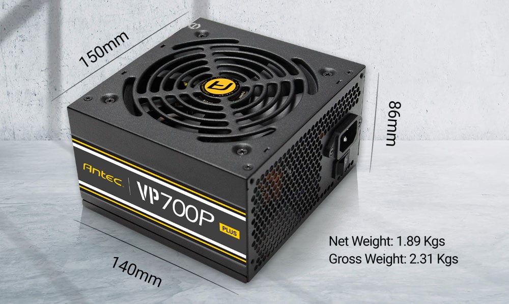 อุปกรณ์จ่ายไฟ Antec Power Supply VP700P 700Watt Plus TH