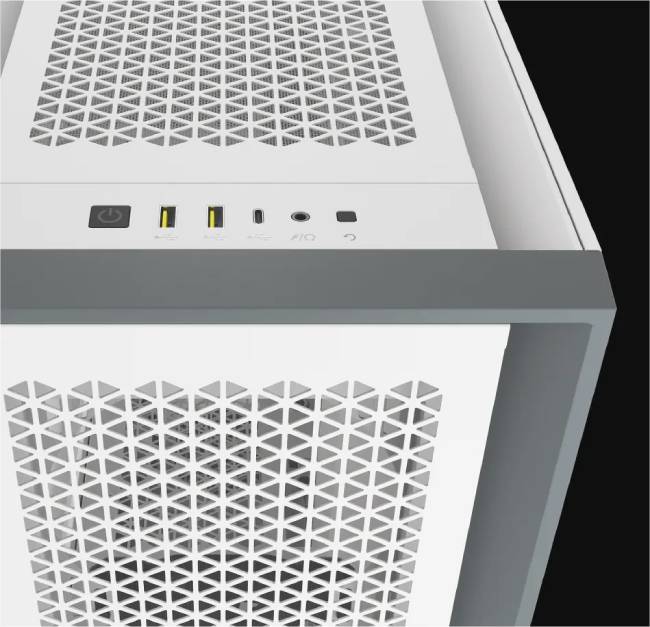 เคสคอมพิวเตอร์ Corsair Computer Case 5000D Airflow TG White