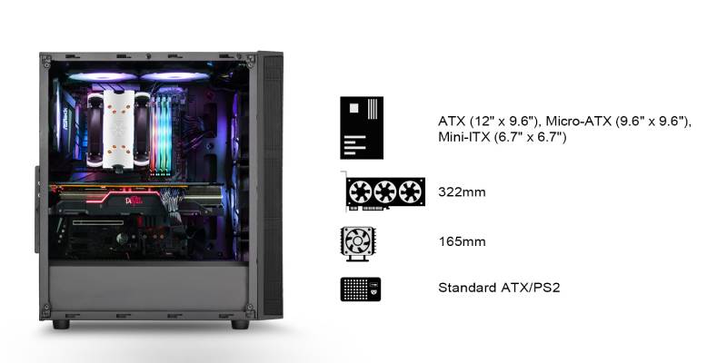 เคสคอมพิวเตอร์ Silverstone Computer Case FARA R1 Pro