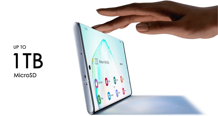 Smartphone สมาร์ทโฟน Samsung Galaxy Note 10 Plus 256gb Aura Black