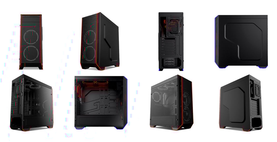 Plenty Computer Case THOR Black/Black (TH06KBK)