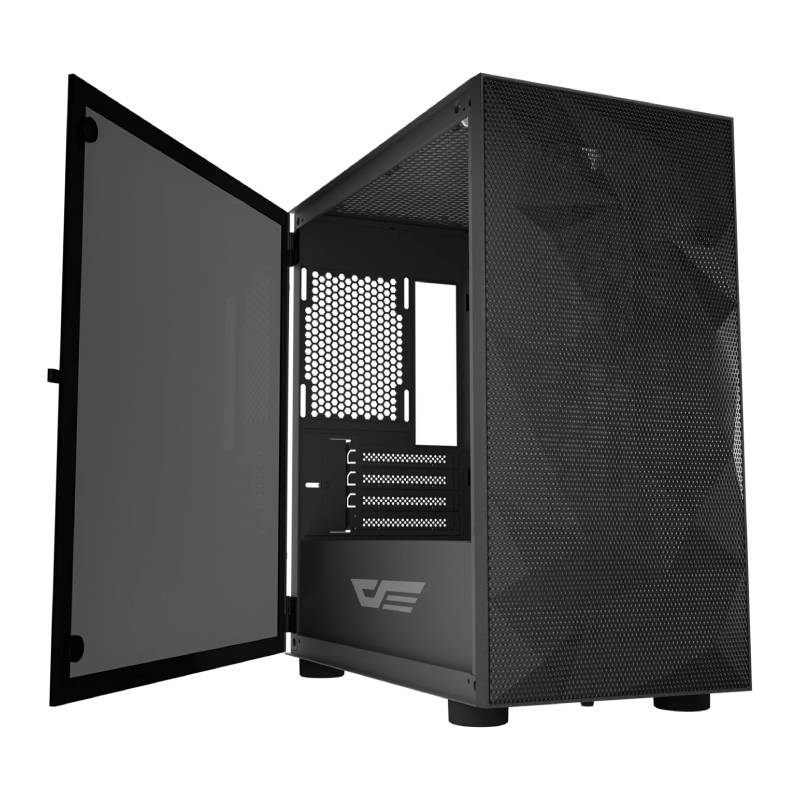 เคสคอมพิวเตอร์ DARKFLASH Computer Case DLM21 MESH Micro ATX