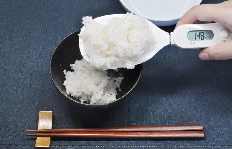 ทัพพีวัดแคลอรี่ DRETEC PS-035WT Digital Rice Scoop Scale Plus - White