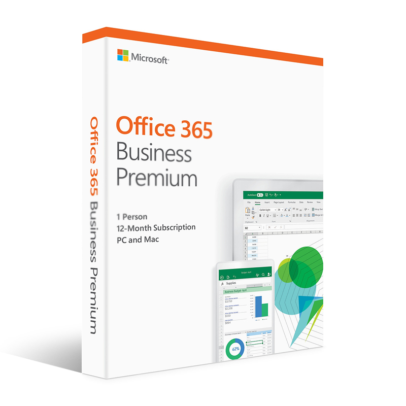 โปรแกรมไมโครซอฟท์ออฟฟิค Microsoft Office Business Premium 1 year (O365B ...