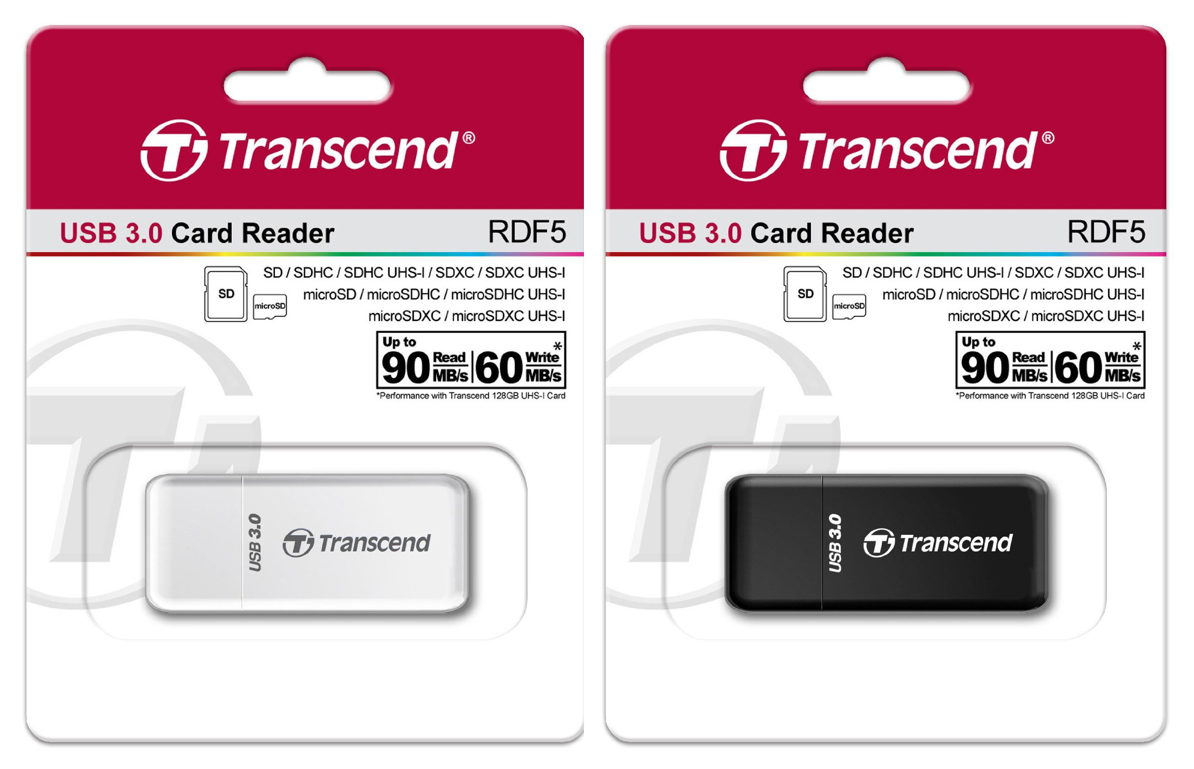 Transcend Port Hub USB3.0 (TS-RDF5K) Black